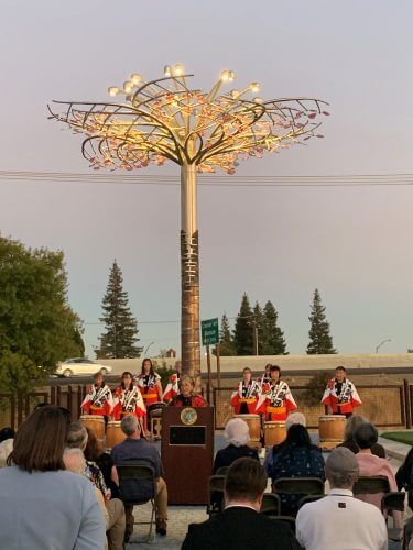 Hanami Line at Robert T Matsui Park